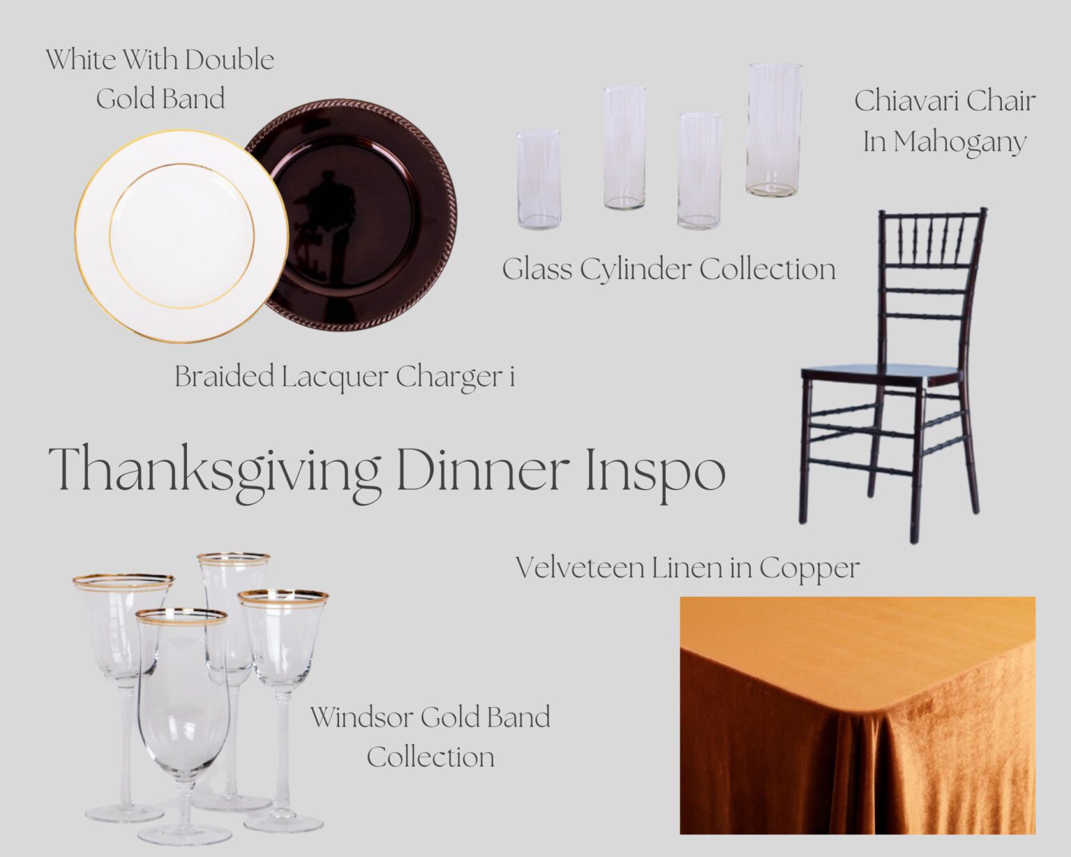 Thanksgiving Dinner Inspo - Marianne's Rentals